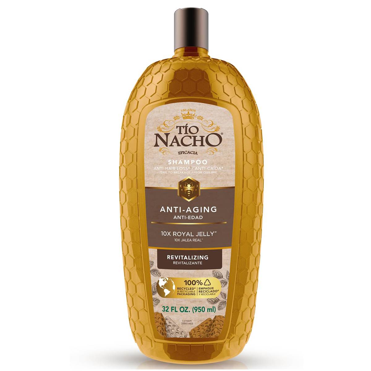 Champú Tio Nacho Younger Looking con Jalea Real - 946 ml - Caja de 6 ...
