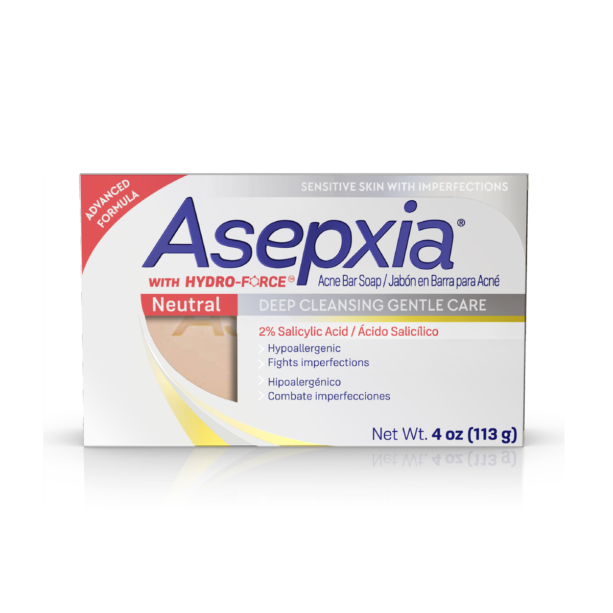 Asepxia Acne Neutral Deep Cleansing Gentle Care Facial Bar Soap - 4 oz ...