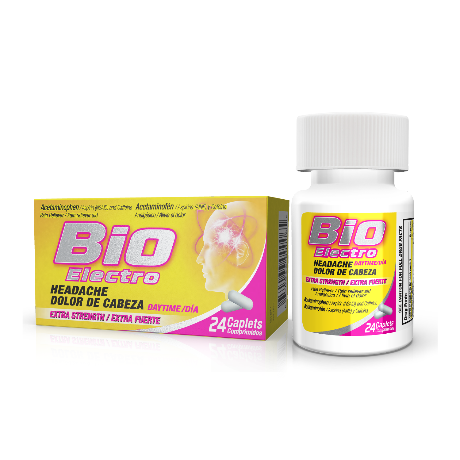 BIO ELECTRO EXTRA STRENGTH DAYTIME CAPS – Genomma B2B - Store | Grow ...