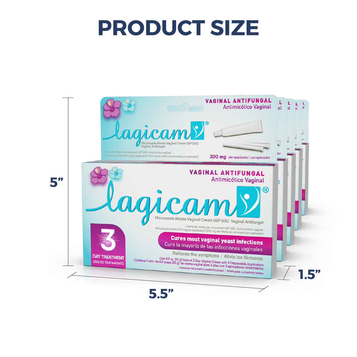 Lagicam Vaginal Antifungal Cures Most Vaginal Yeast Infections Cream ...