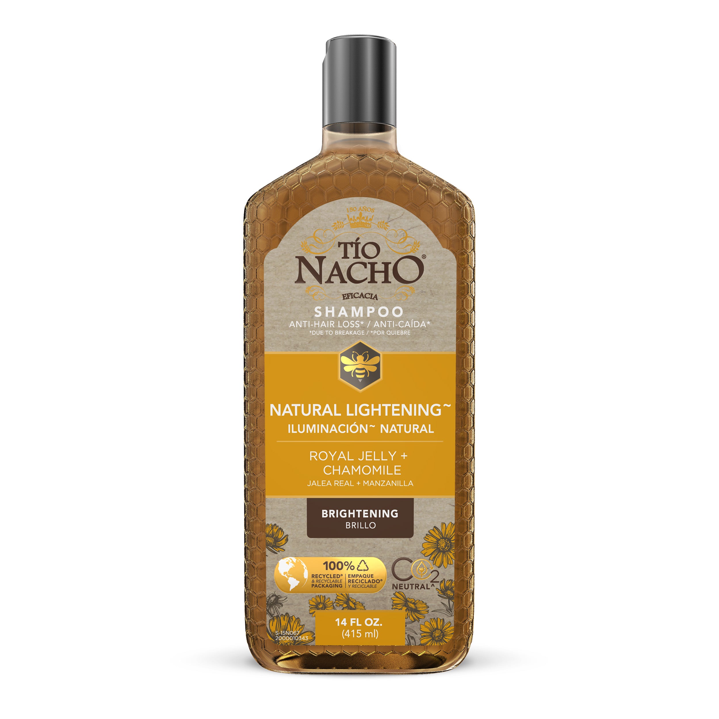 TIO NACHO NATURAL LIGHTENING ALL DAY VOLUME SHAMPOO WITH ROYAL JELLY ...