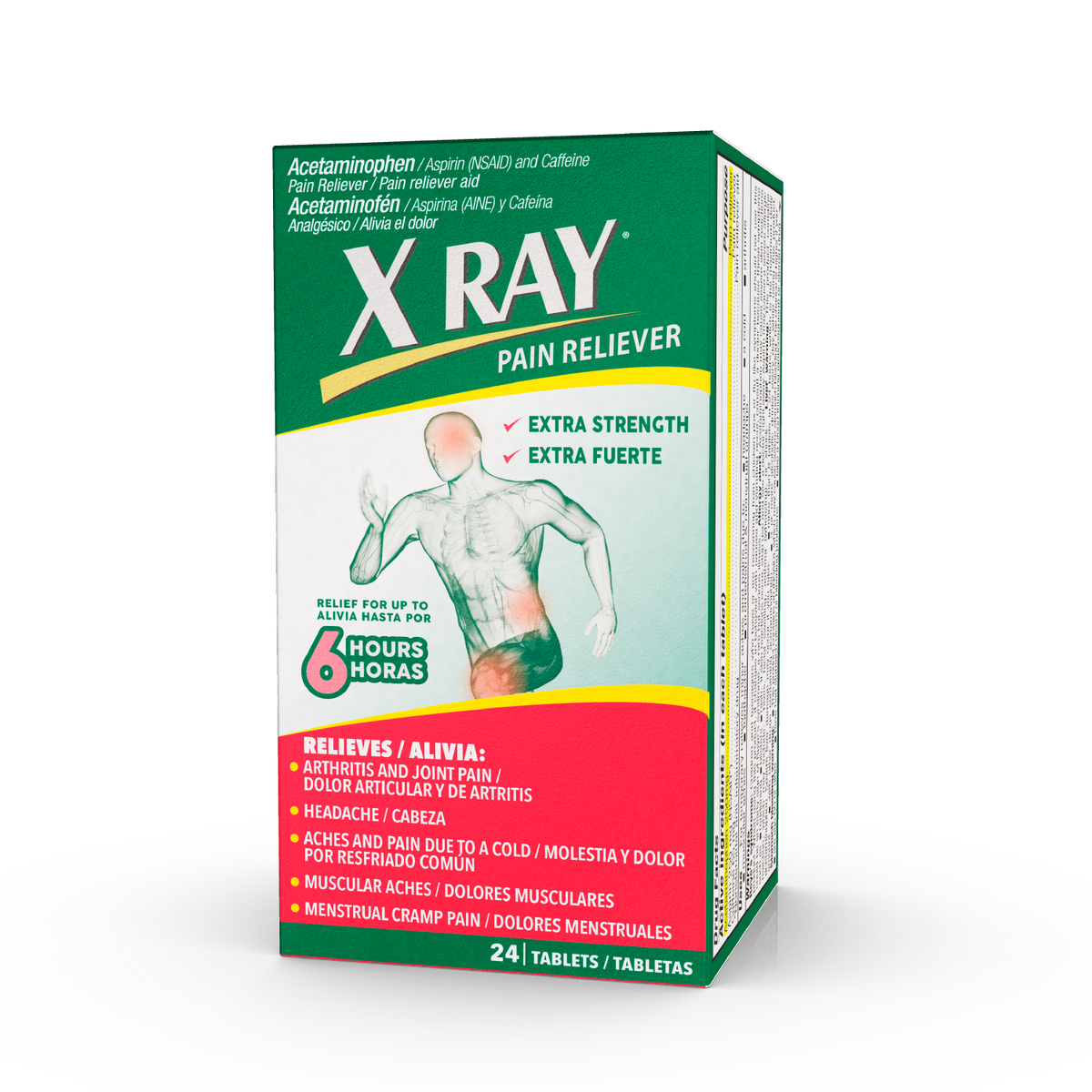X Ray Dol Arthritis Pain Relief Tablets - 24 Tablets each - Case of 24 ...