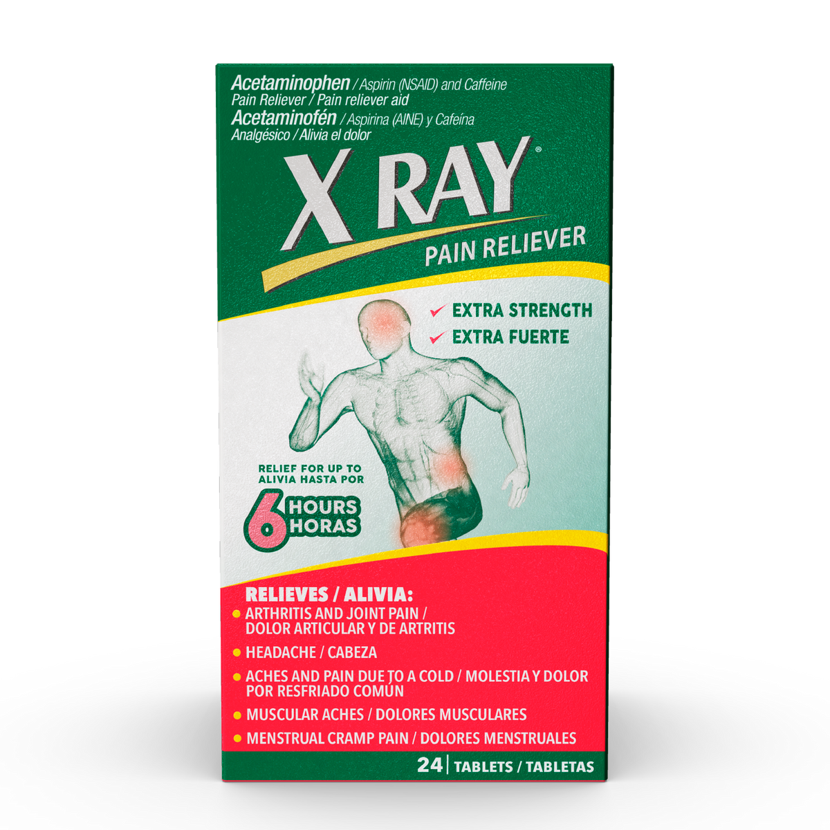 X Ray Dol Arthritis Pain Relief Tablets - 24 Tablets each - Case of 24 ...