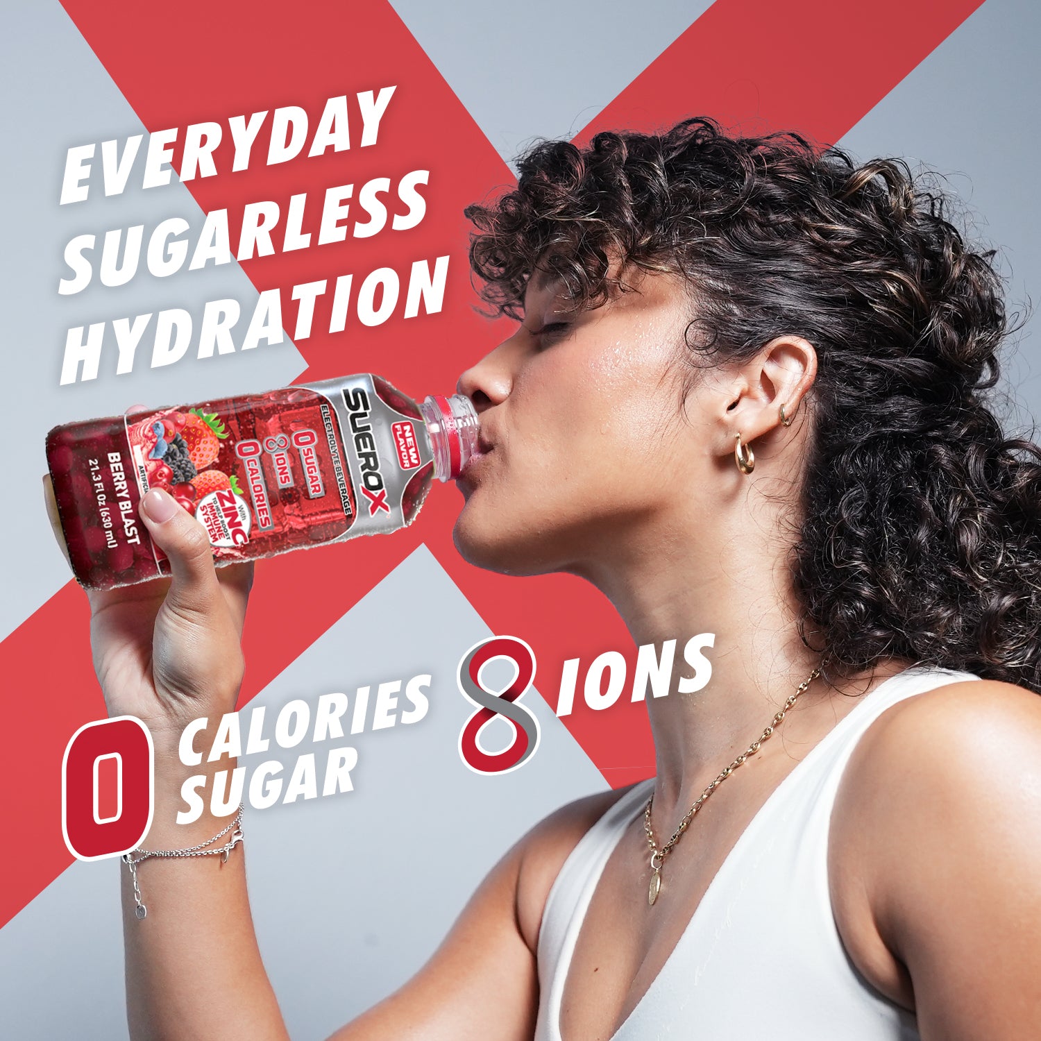 SUEROX ZERO SUGAR HYDRATION ELECTROLYTE DRINK, BERRY BLAST, 21 FL OZ ...